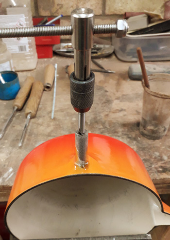 Le Creuset pan handles and full pan repair service